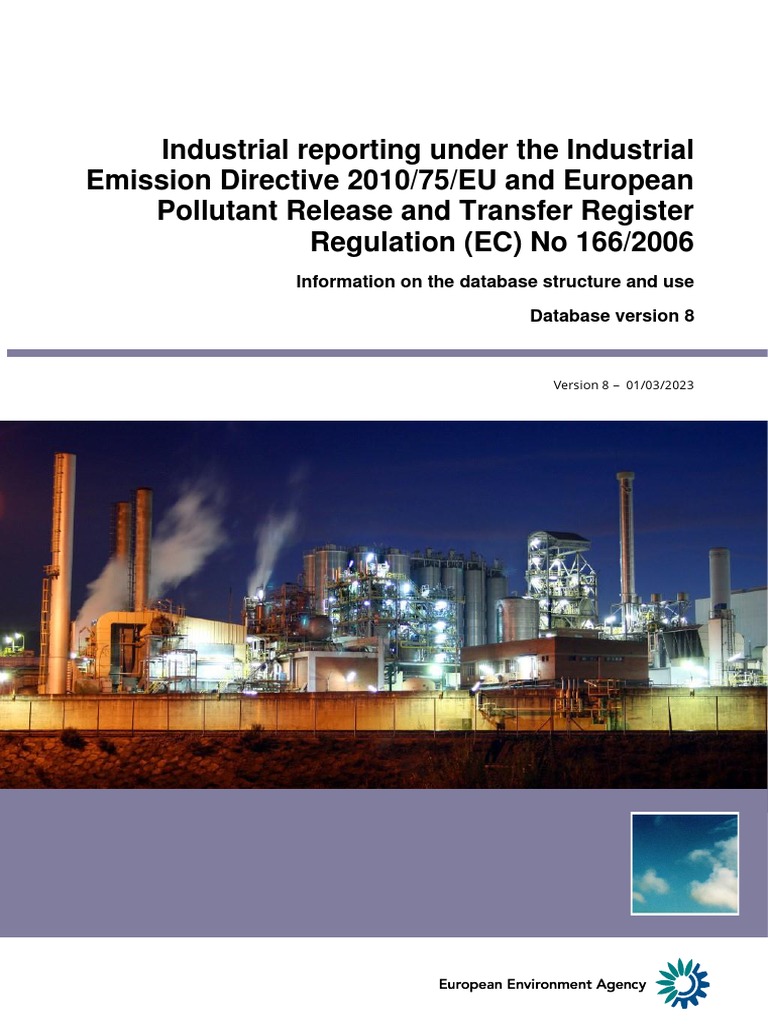 EEA Industrial Reporting Metadata v8 | PDF | Data | Metadata