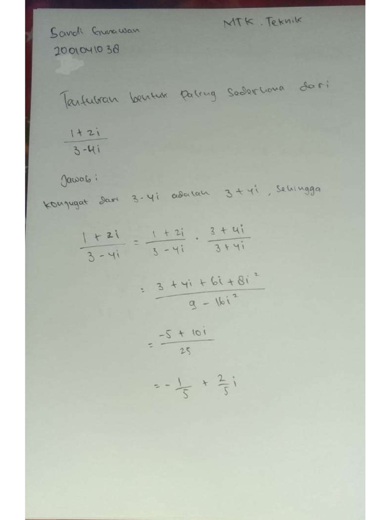 Sandi Gunawan - 1D D3 EC - mtk2 | PDF