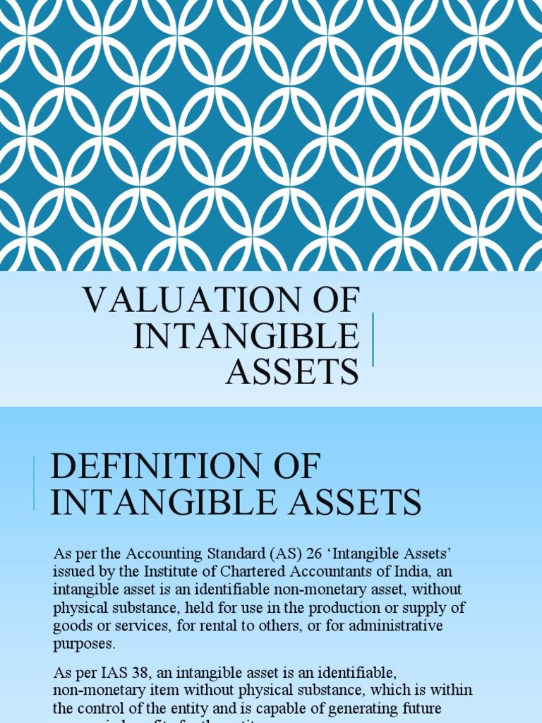 Unit 3 | Download Free PDF | Valuation (Finance) | Intangible Asset