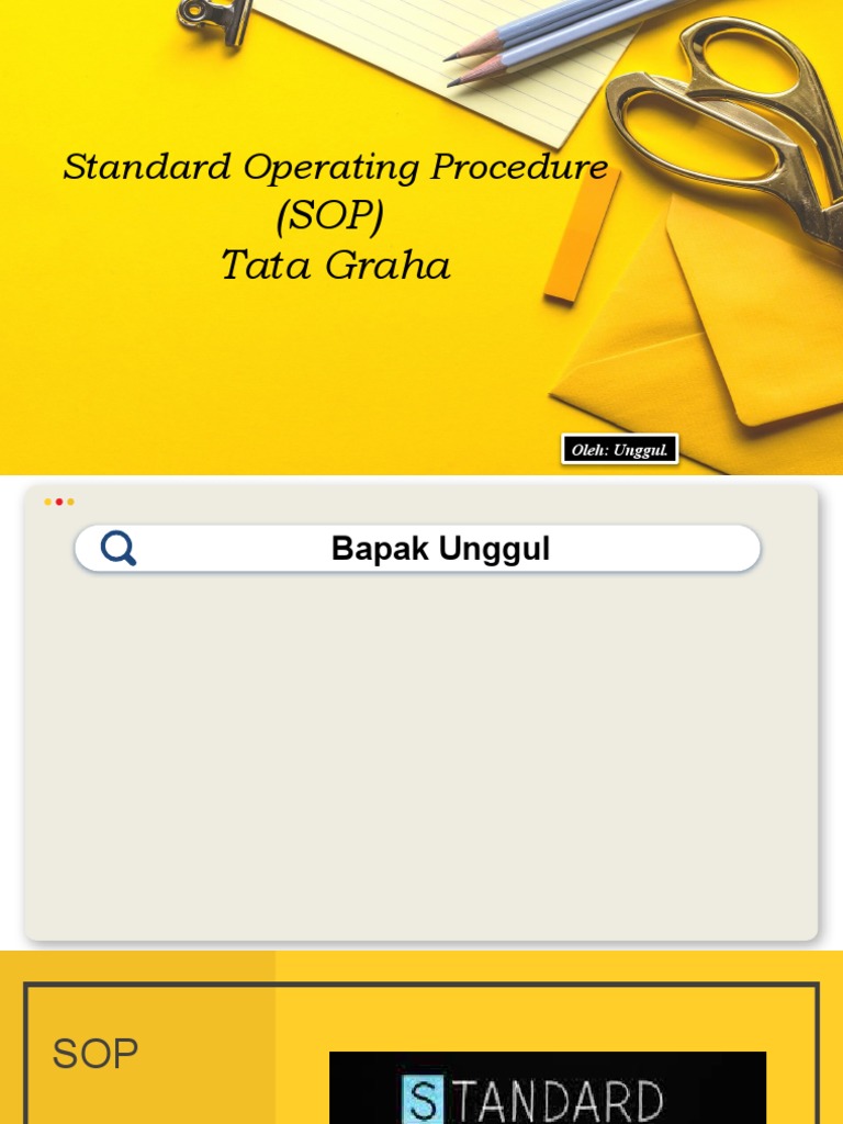 Materi 2 - SOP Tata Graha | PDF