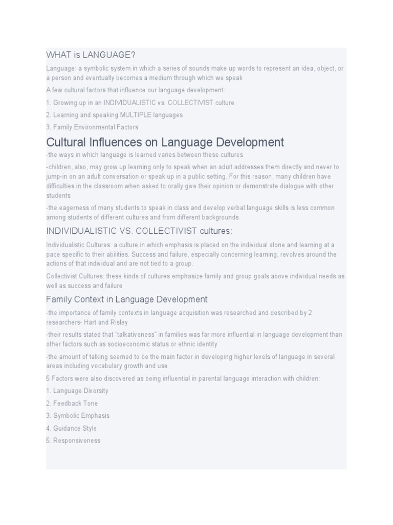 Language Development | PDF | Multilingualism | Language Development