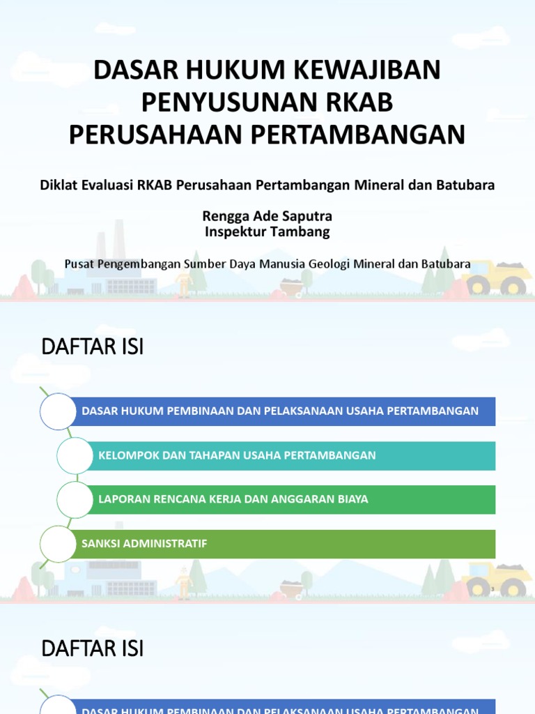 Dasar Hukum RKAB | PDF