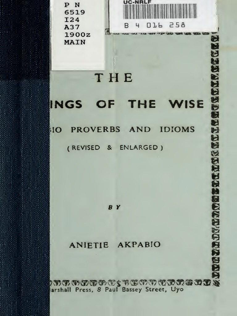 OF Wise: Proverbs | PDF | Book Of Proverbs
