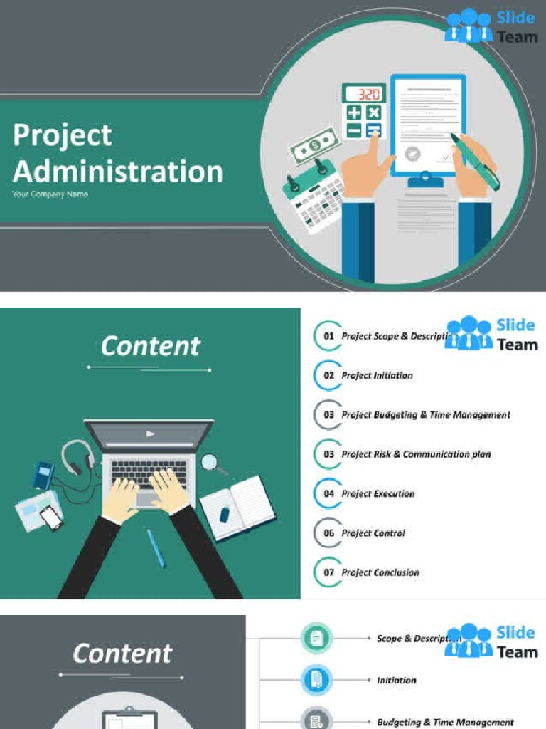 Project Administration Powerpoint Presentation Slides 250705363 | PDF