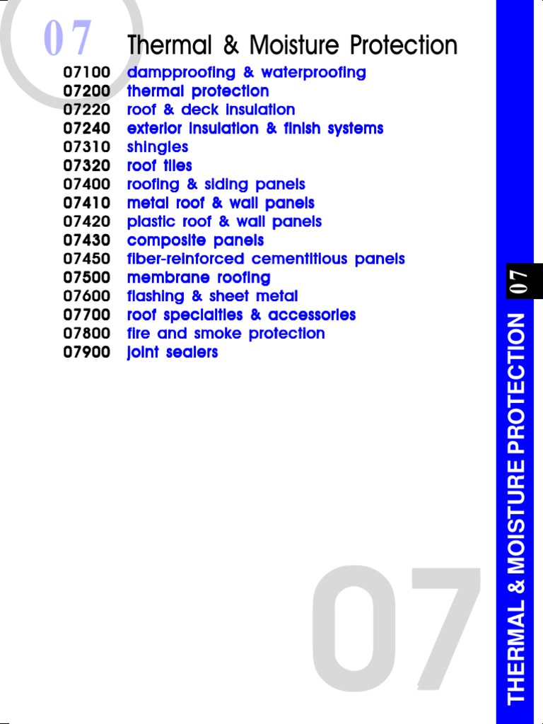 Thermal & Moisture Protection | PDF | Tile | Roof