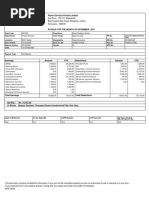 TCS Salary Slip | PDF | Taxes | Paycheck