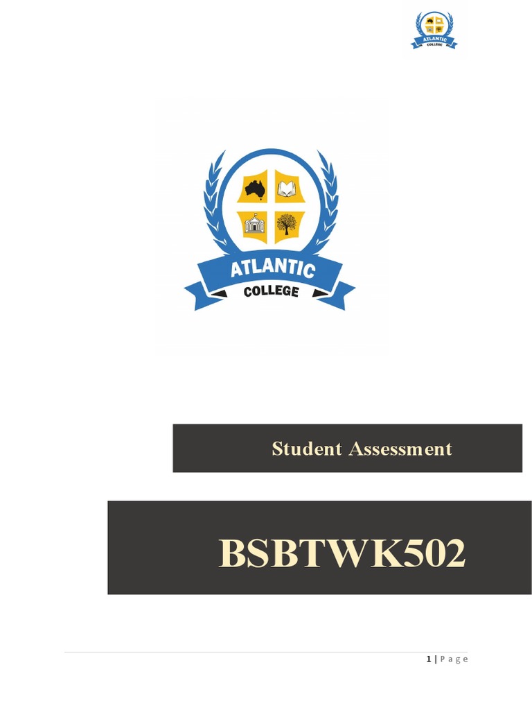 BSBTWK502 - Student Assessment | PDF | Communication | Collaboration BSBTWK502 - Student Assessment | PDF | Communication | Collaboration