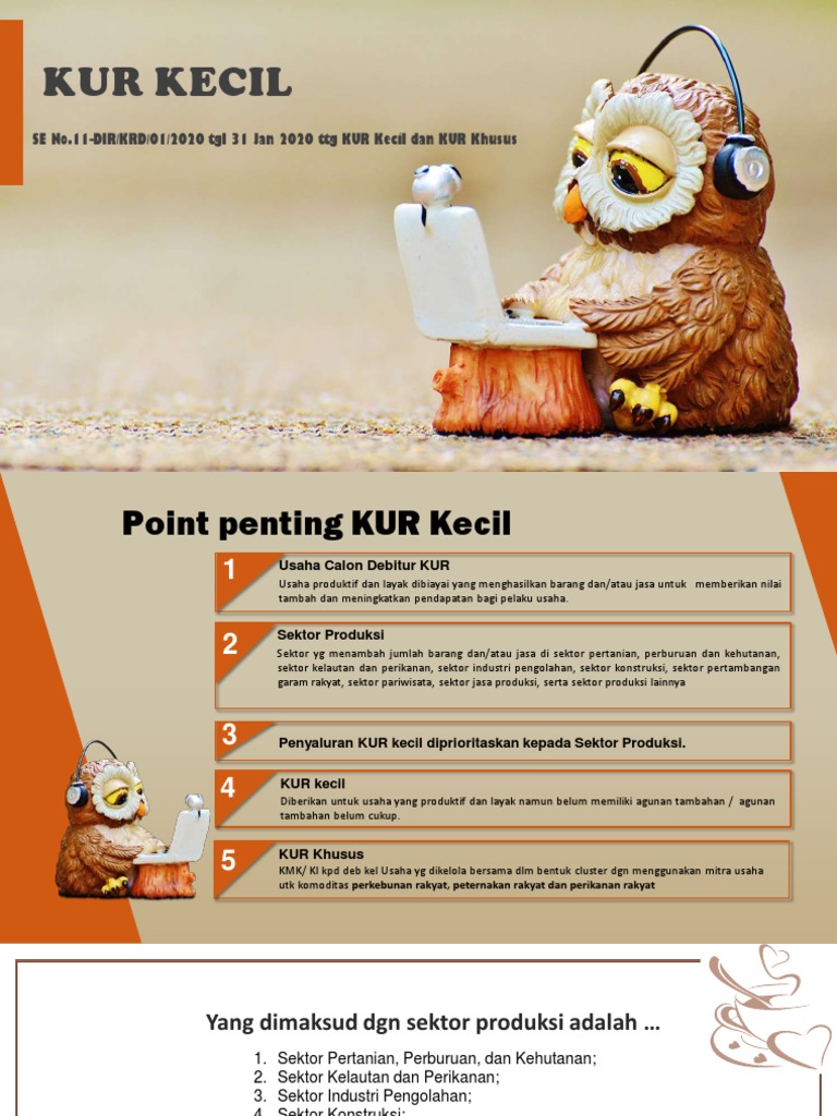 Kur Kecil: SE No.11-DIR/KRD/01/2020 TGL 31 Jan 2020 TTG KUR Kecil Dan KUR Khusus | PDF | Bisnis ...