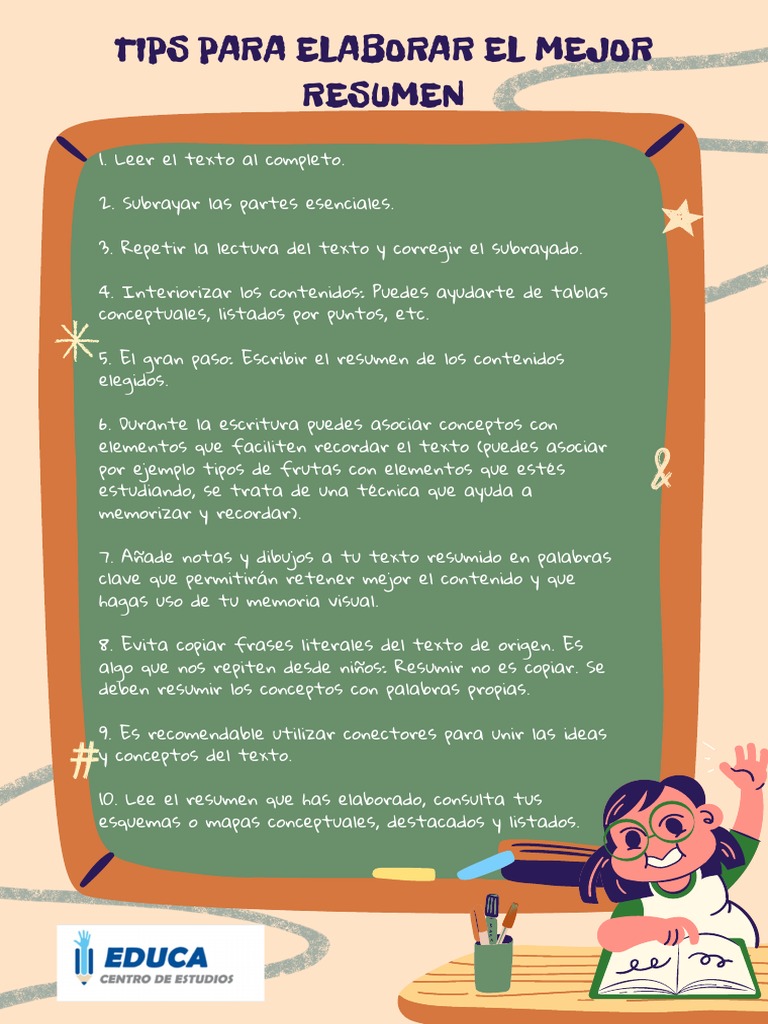 Cómo Hacer un Resumen Efectivo | PDF