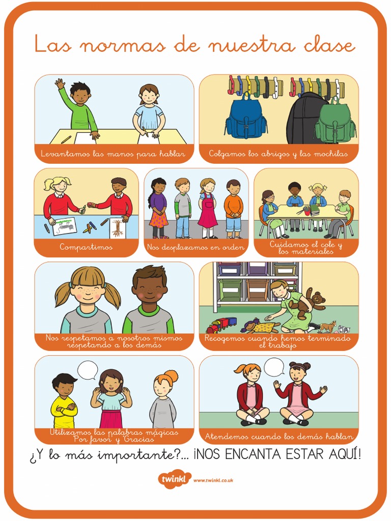 Las Normas de Nuestra Clase Poster | PDF