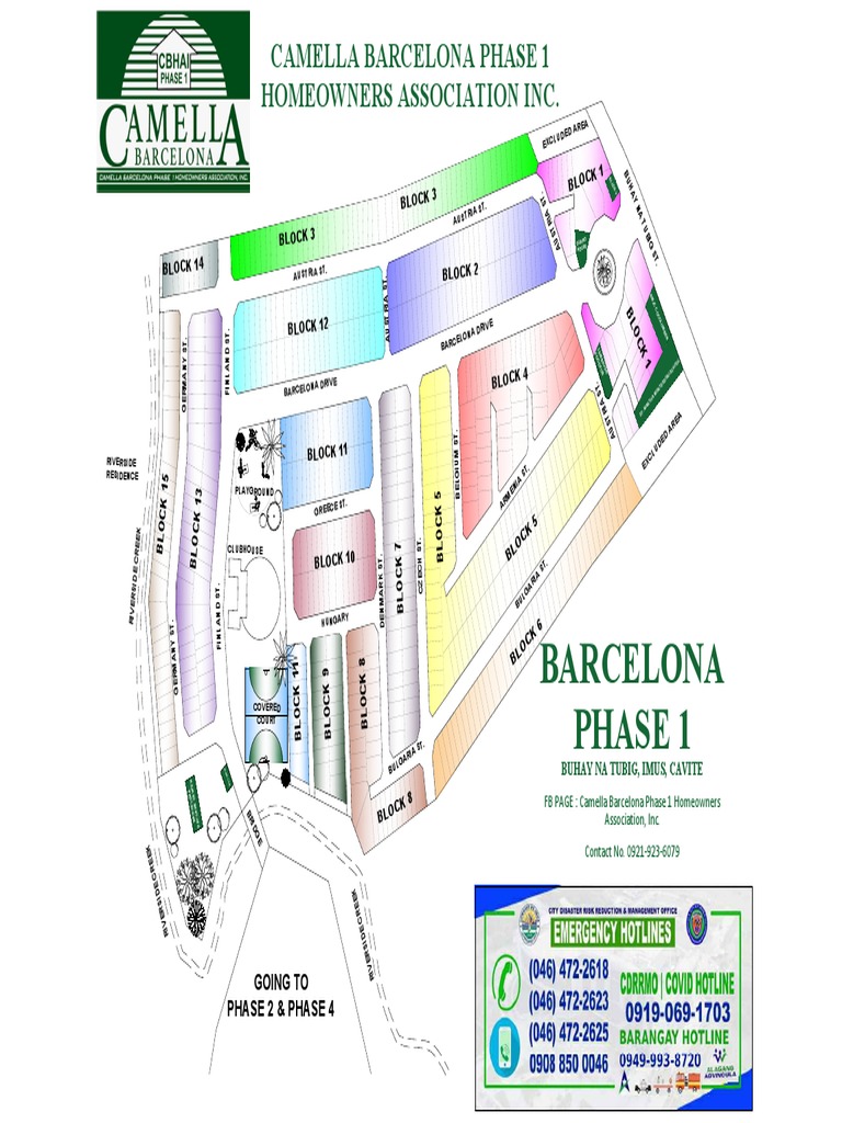 Camella Barcelona Phase 1 Map | PDF