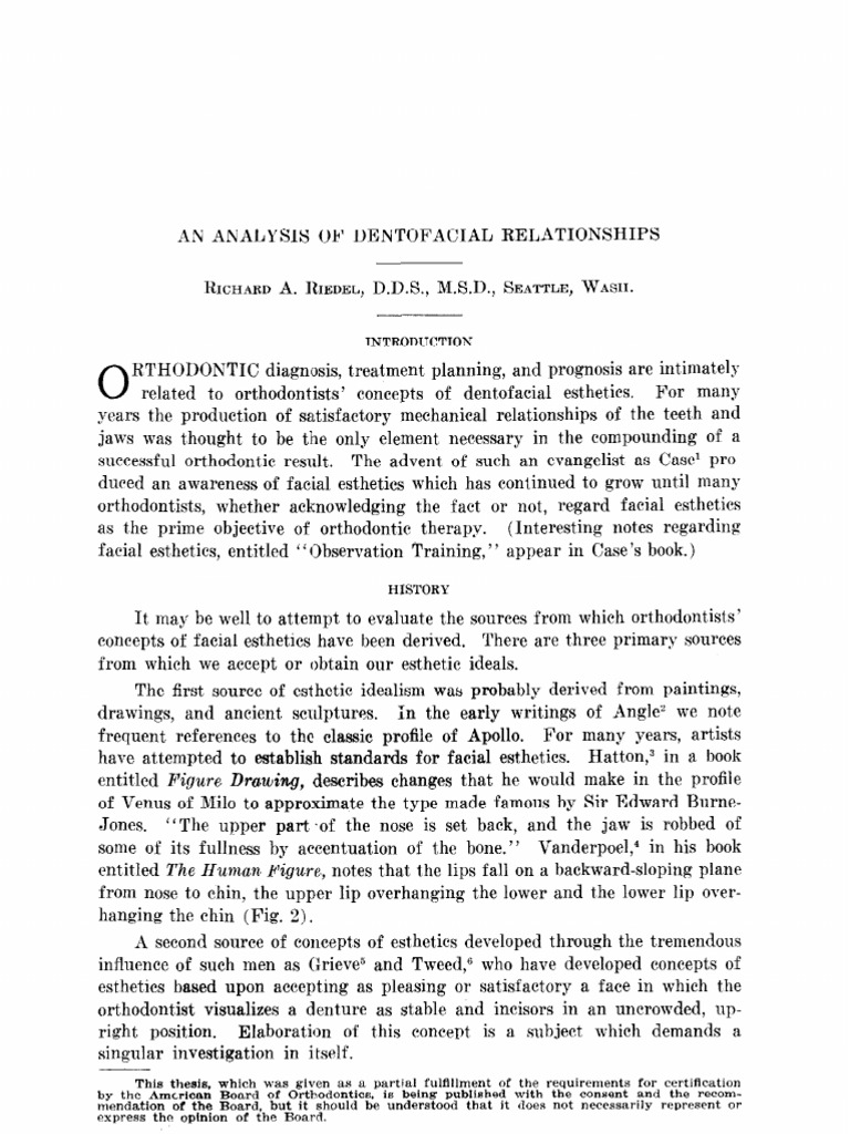 Dentofacial Relationships Analysis | PDF | Orthodontics | Dentistry ...