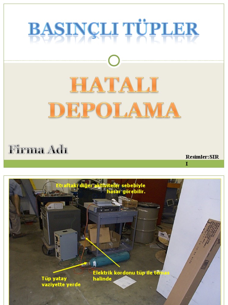 7 Basinçli Tüpler Hatali Depolama 1 | PDF