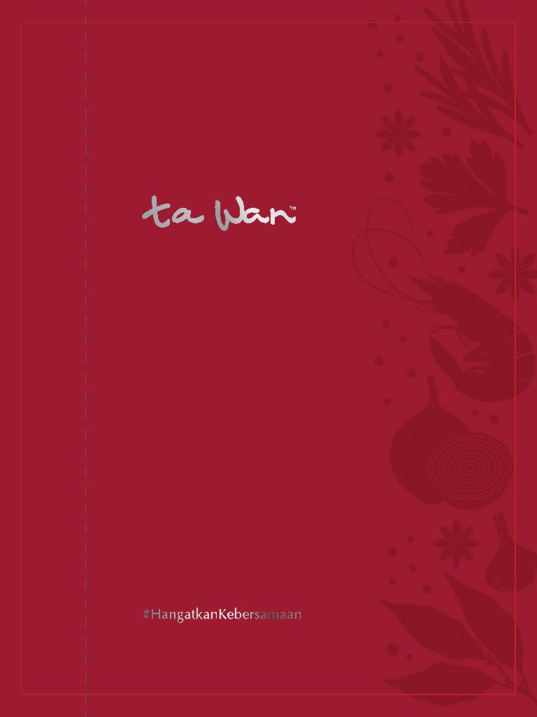 TA WAN Menu Book Print - Lowres | PDF