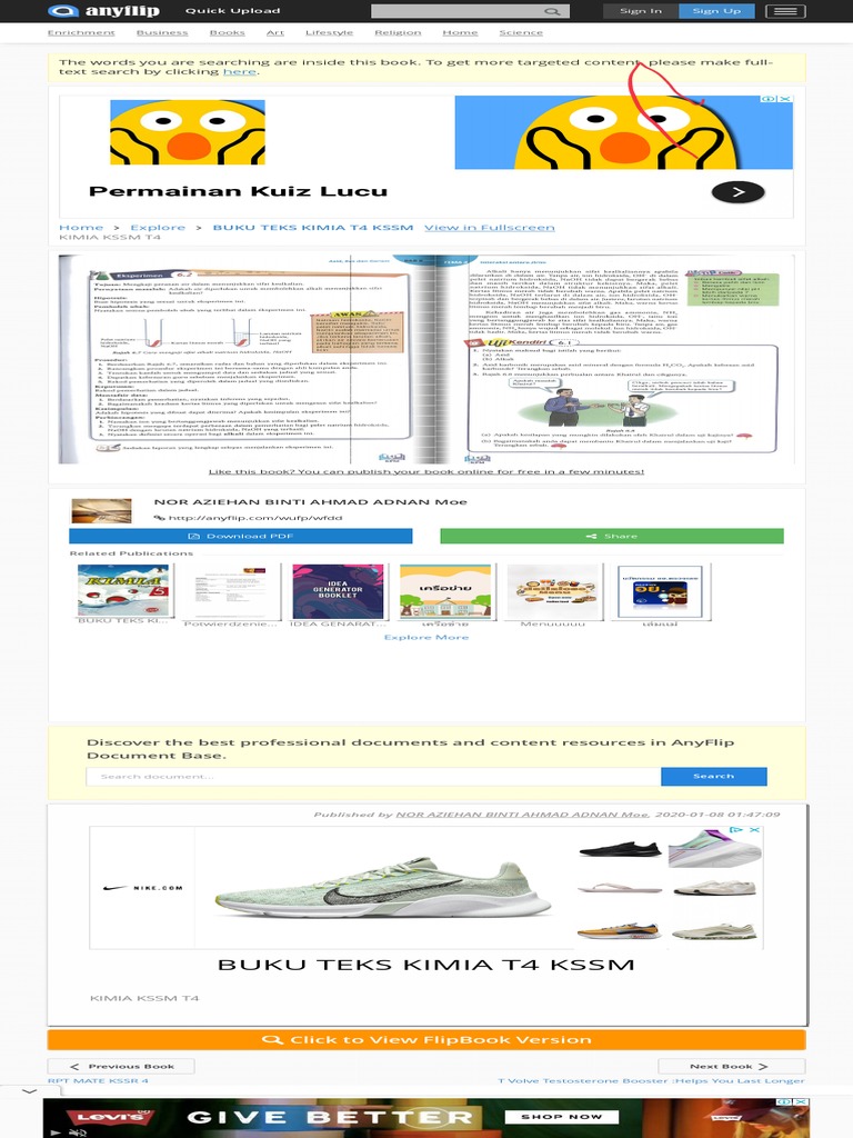 BUKU TEKS KIMIA T4 KSSM - Flip Ebook Pages 1-50 AnyFlip | PDF
