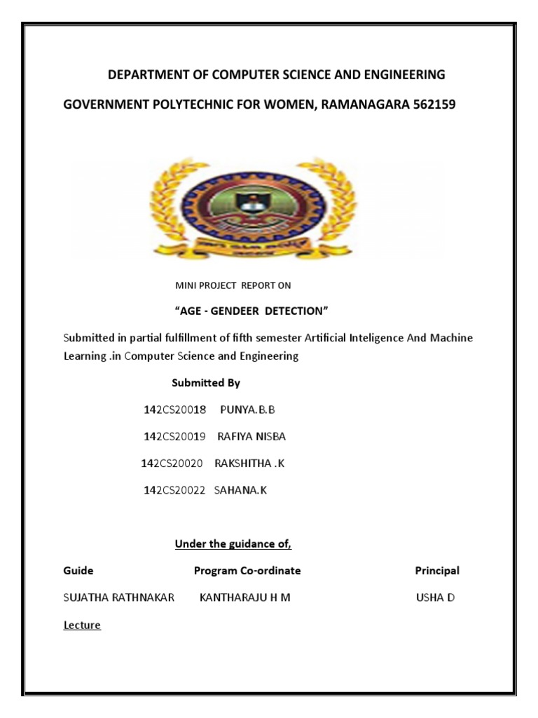 Department of Computer Science and Engineering Government Polytechnic ...