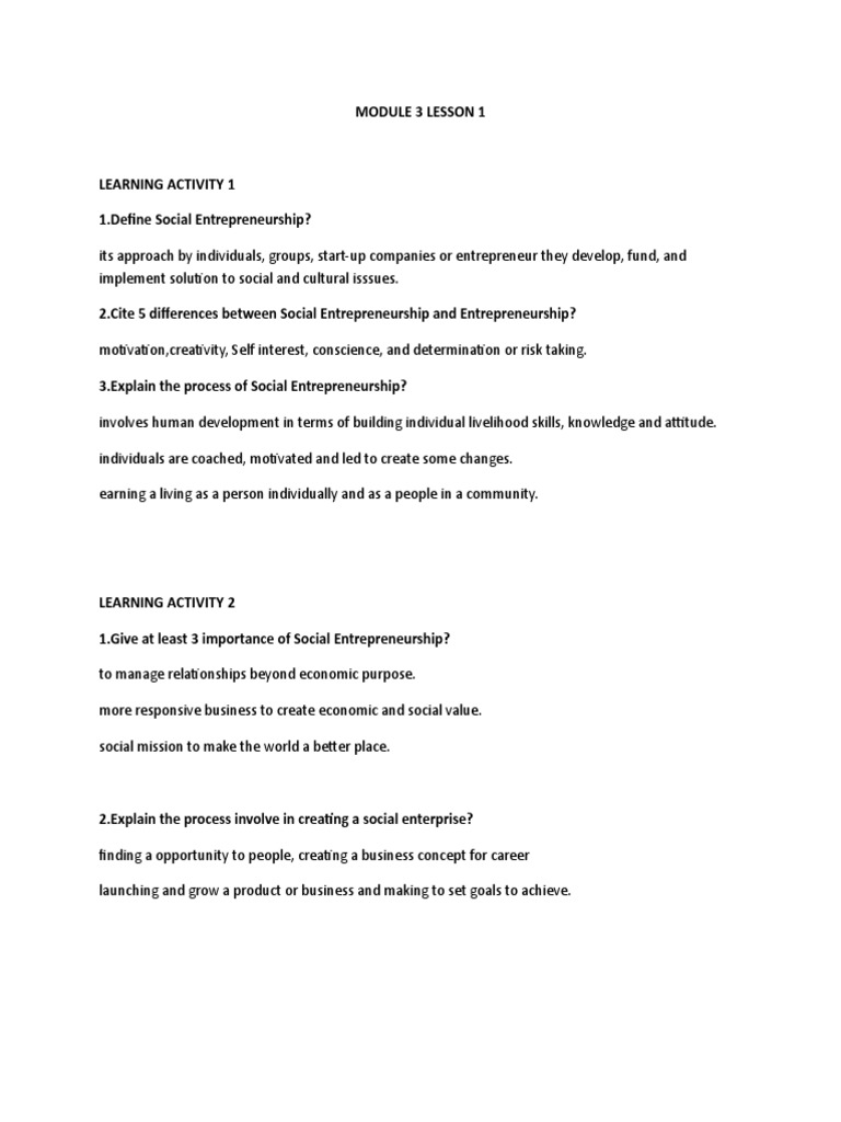 NSTP MOdule 3 | PDF | Career & Growth | Business