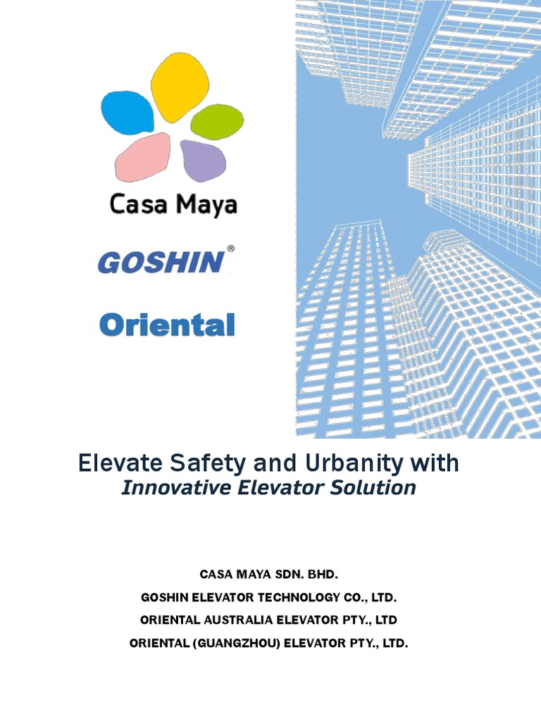 Elevate Safety and Urbanity with Innovative Elevator Solutions | PDF ...