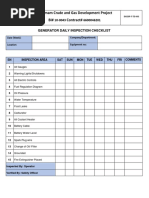 Daily Inspection Checklist For Diesel Tanker | PDF