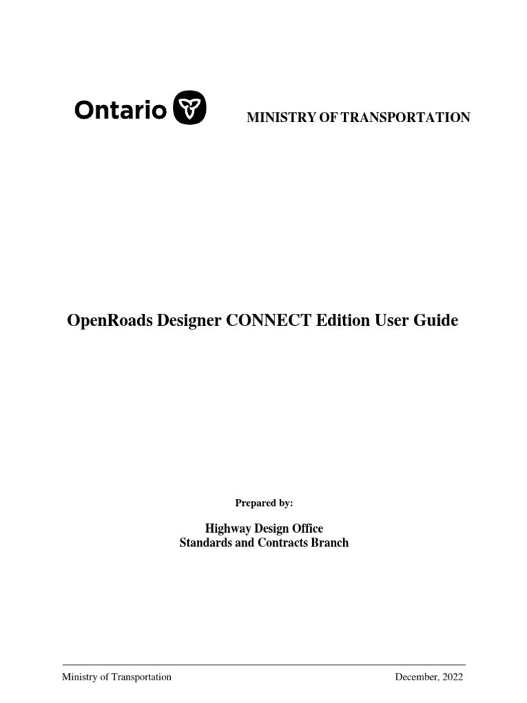 MTO OpenRoads Designer CONNECT Edition User Guide | Download Free PDF | Computer File | 3 D ...