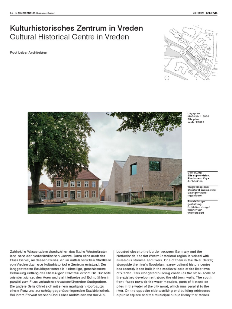 Cultural Historical Centre in Vreden-114514 | PDF