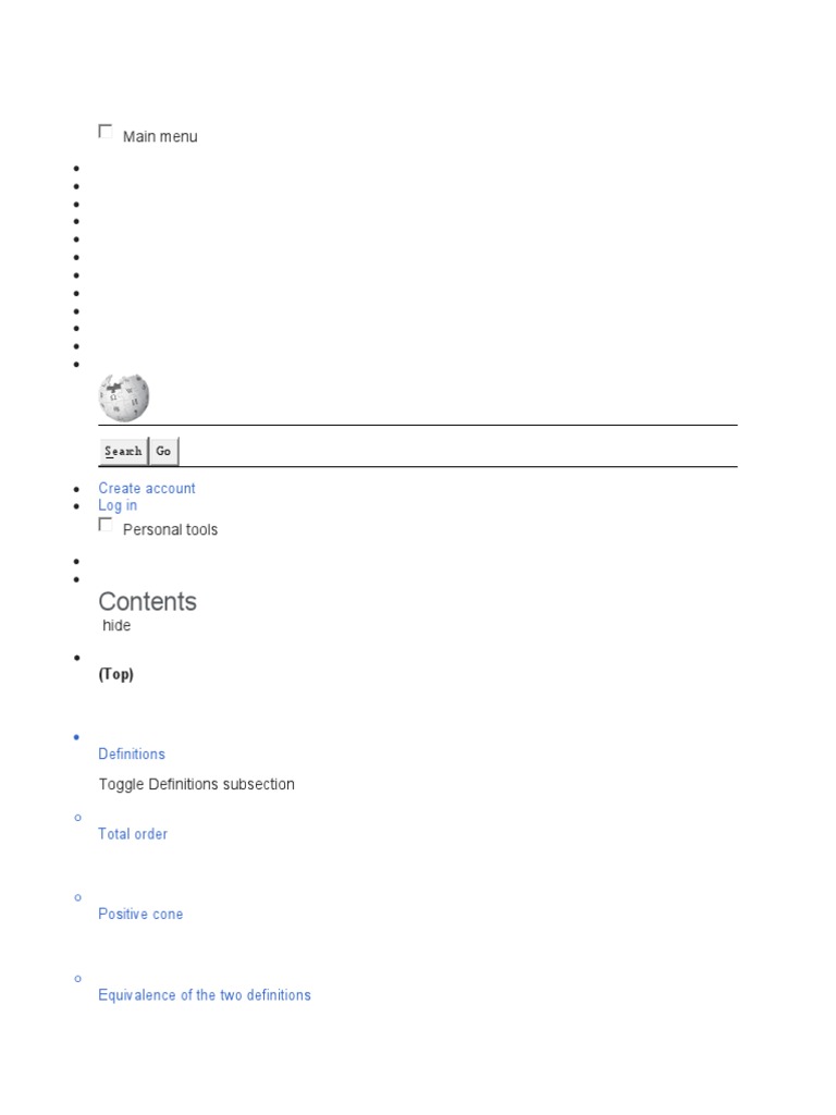 Ordered Field | PDF | Field (Mathematics) | Mathematics