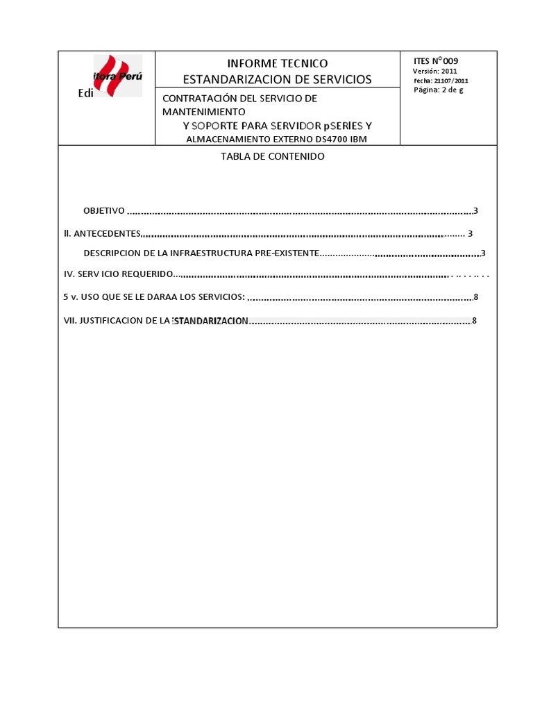 Ejemplo. Infotec | PDF | Servidor (Computación) | Planificación de recursos empresariales