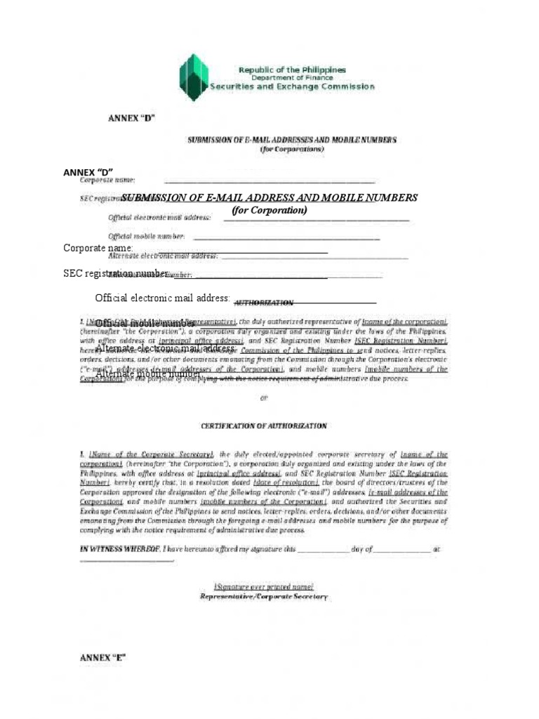 gbr1 - 13506 - 2020form - mc28s2020 - Annexes - D - To - G 2 | PDF
