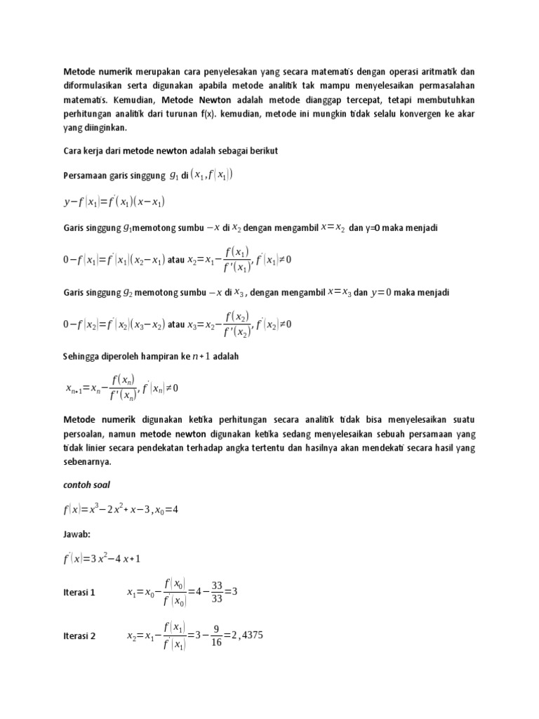 Jawaban Diskusi Matkul Kalkulus (Sesi 7) | PDF