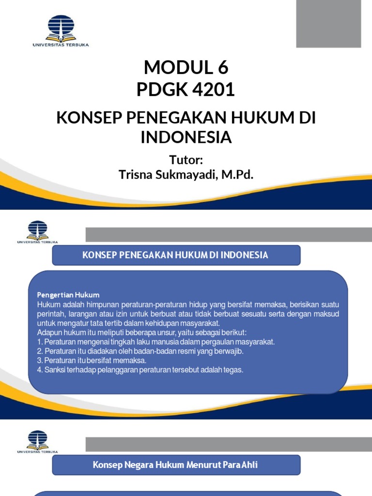 Modul 6 PDGK 4201 Pembelajaran PKN SD | PDF