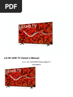 UT801C (ASIA, India) - Datasheet (Low) - LG Commercial TV - 240723 ...