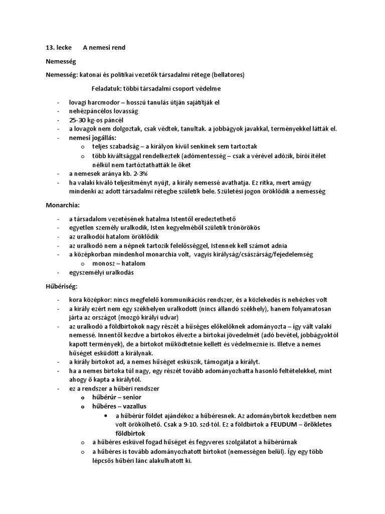 Lecke A Nemesi Rend | PDF