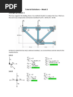 Method of Joints Solved Examples | PDF | Truss | Structural Engineering