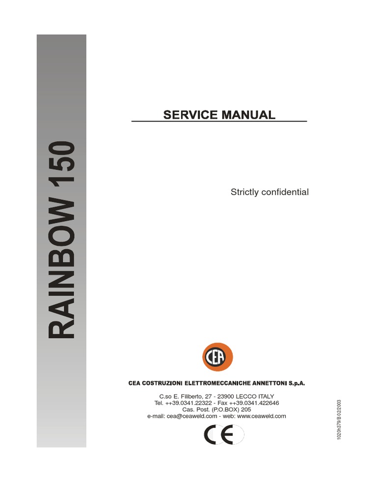 English Service Manual RAINBOW 150 | PDF