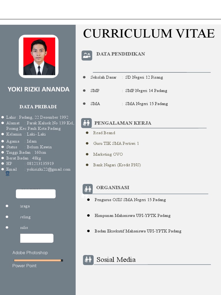 Yoki Rizki Ananda's CV | PDF