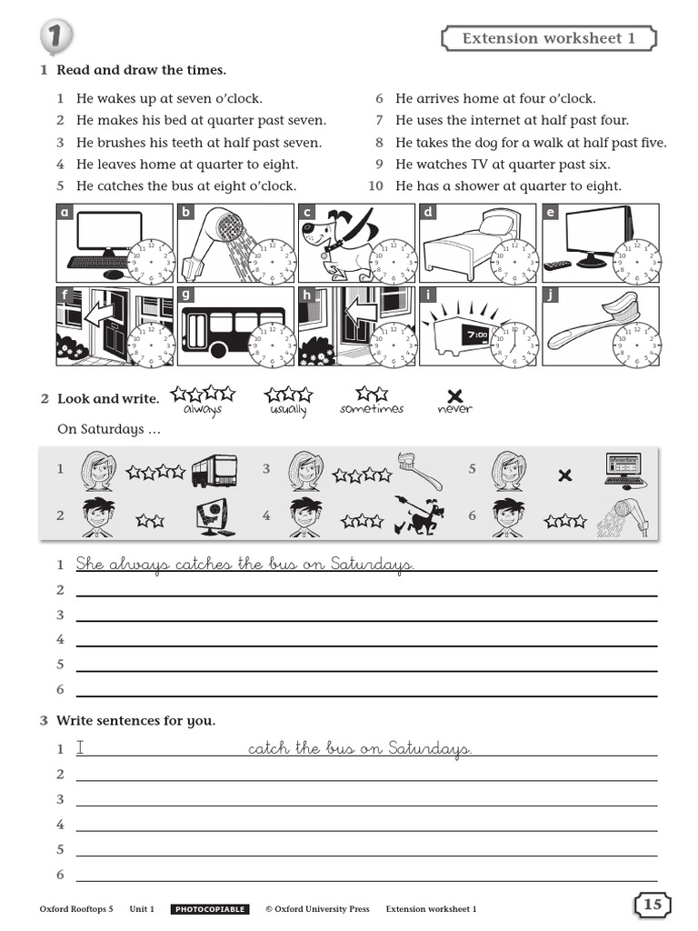 Extension Worksheets Rooftops 5 | PDF