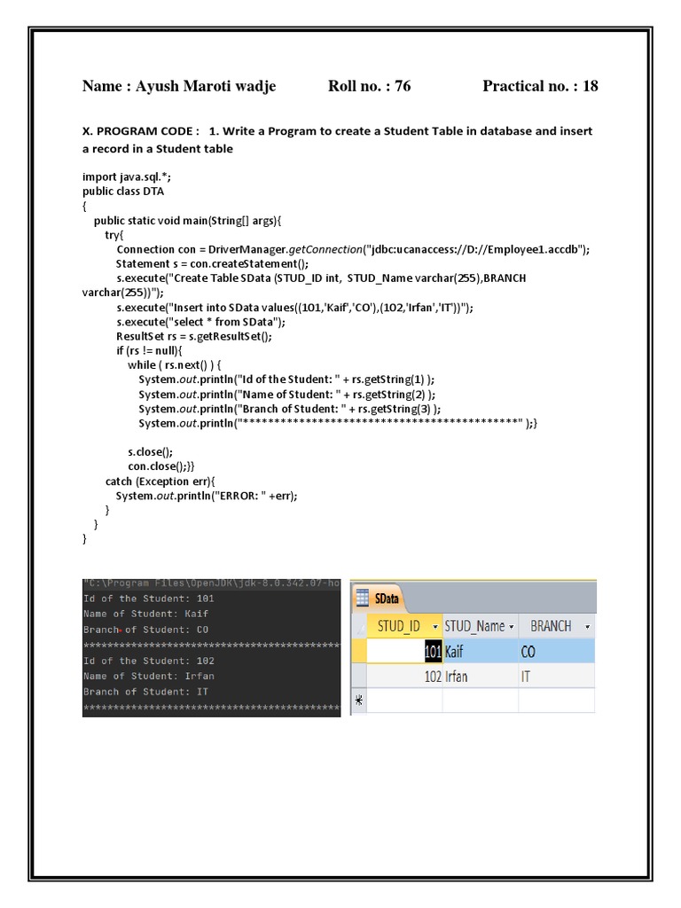 Ajp PRC 18 | PDF | Sql | Information Retrieval