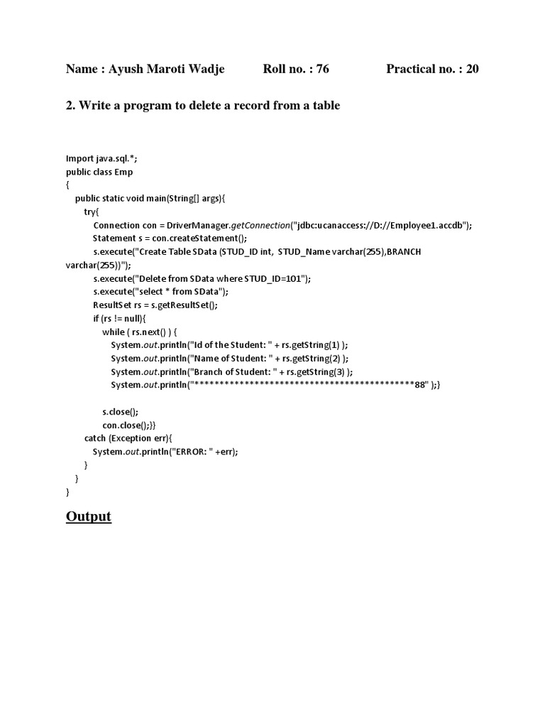 Ajp Practical 20 Pdf Computer Science Software 