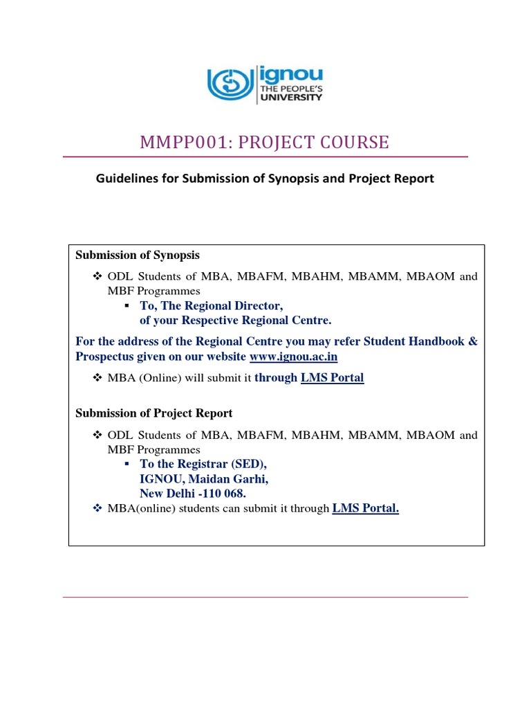 MMPP001 Project Guidelines | PDF | Methodology | Sampling (Statistics)