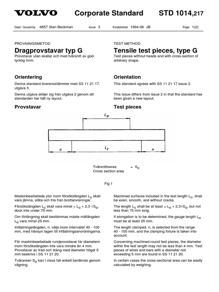 Corporate Standard STD 1014: Orientering Orientation | PDF