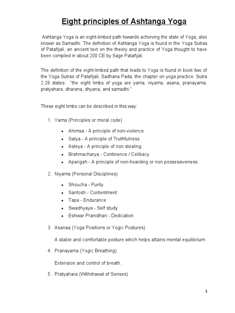 Assignment Asthanga Yoga Pranayama | Download Free PDF | Breathing | Spirituality