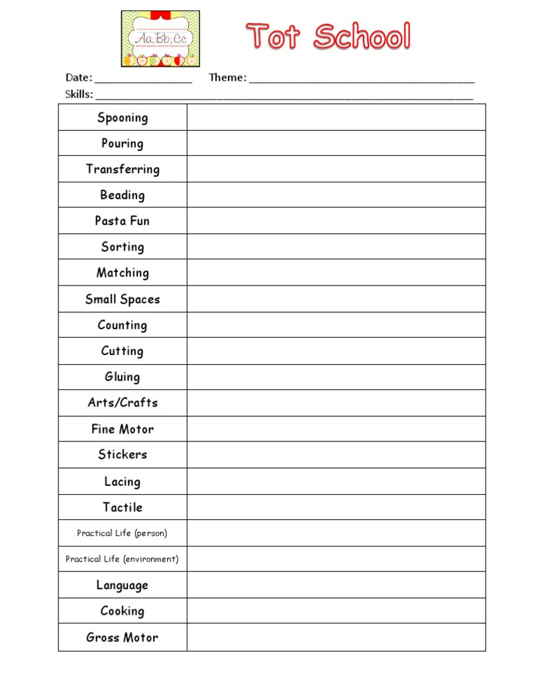 Tot School | PDF | Games & Activities | Art