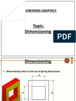 Dimensioning Techniques in Engineering Drawing | PDF | Dimension | Drawing