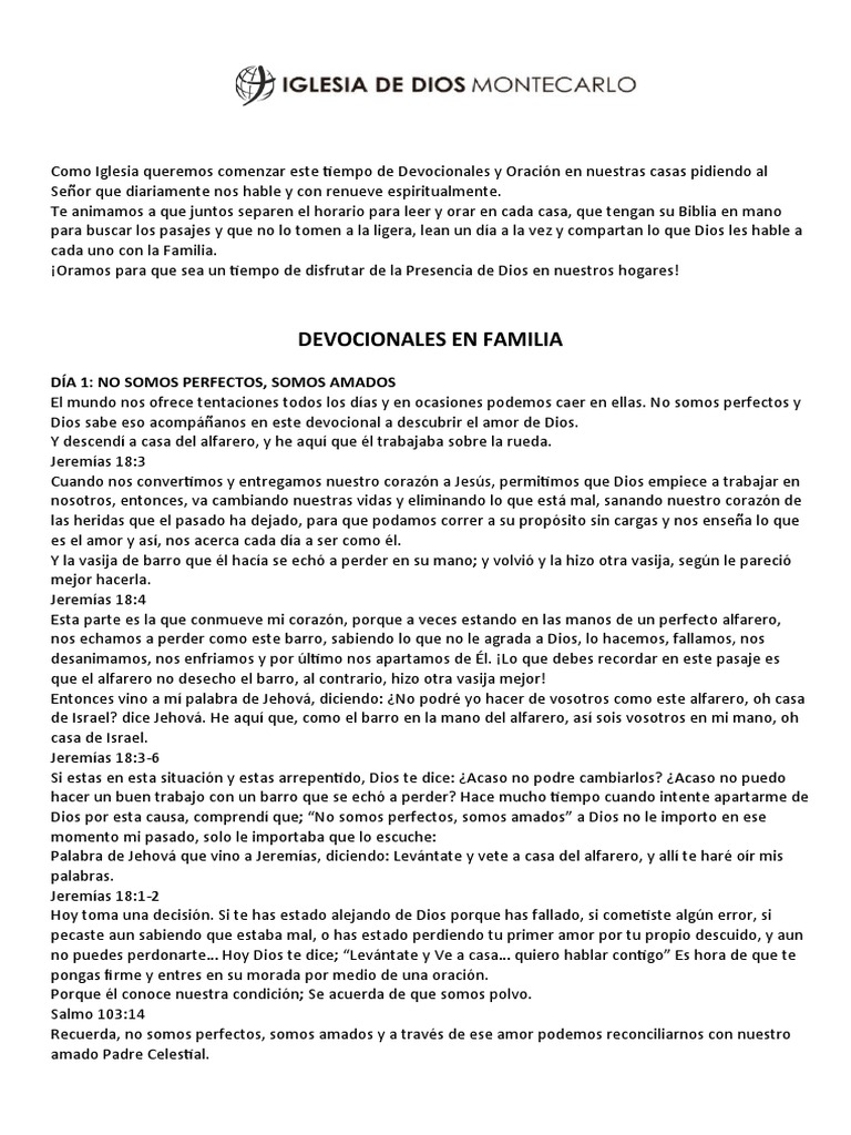 Devocional en Familia 2023 | PDF