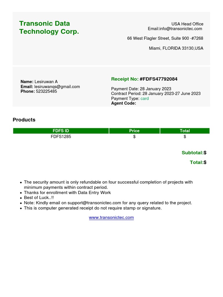 Franchise-Invoice (2) | PDF