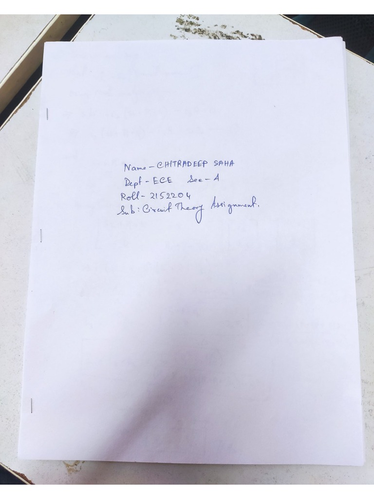 204 Chitradeep Saha CKT Theory | PDF