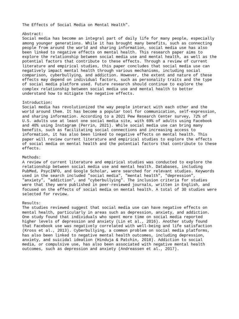 Research Social Anxiety | PDF | Social Media | Popular Culture & Media ...