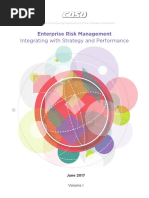 COSO ERM Framework | PDF | Enterprise Risk Management | Risk