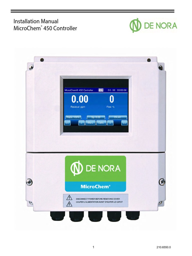 DeNora MicroChem Installation Manual | PDF | Power Supply | Electrical ...