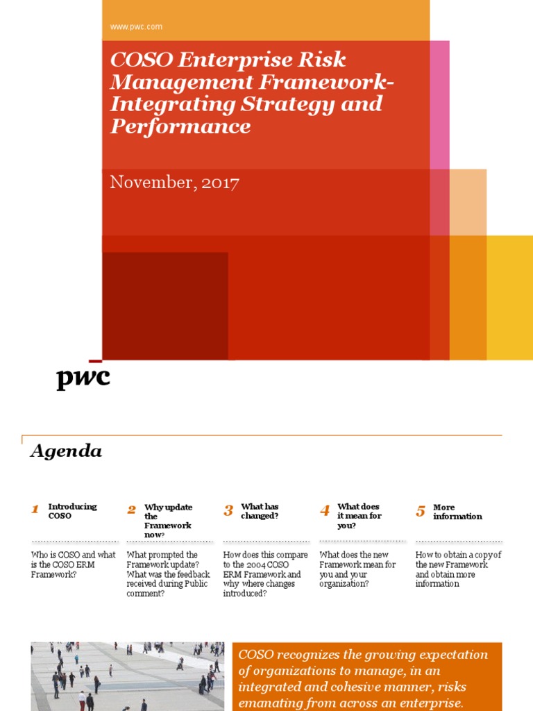 COSO Enterprise Risk Management Framework-Integrating Strategy and Performance | PDF | Risk ...